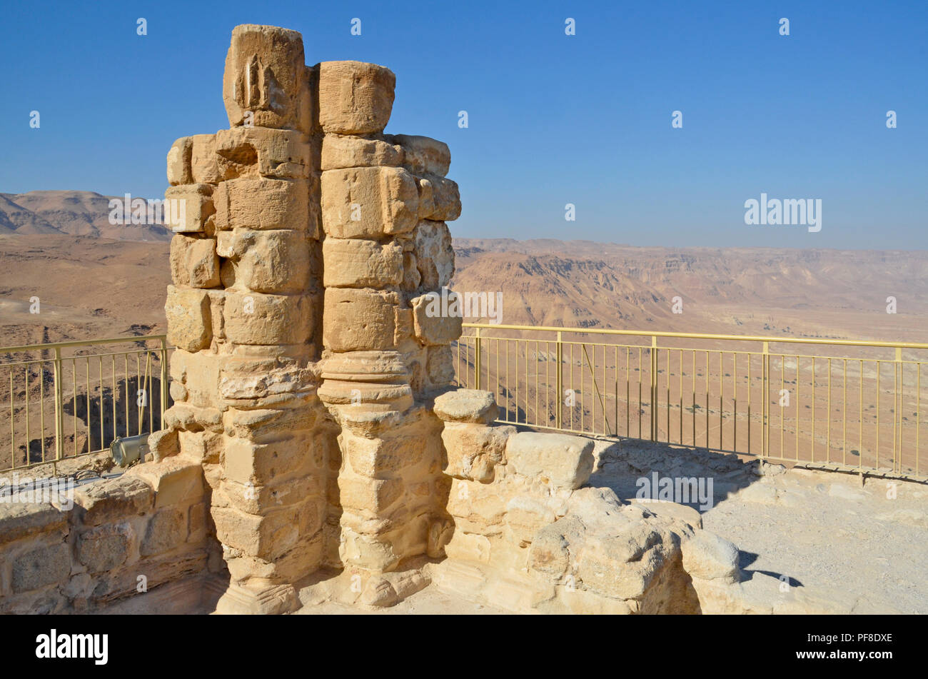 Israel, Massada The Northern Palace Stock Photo - Alamy