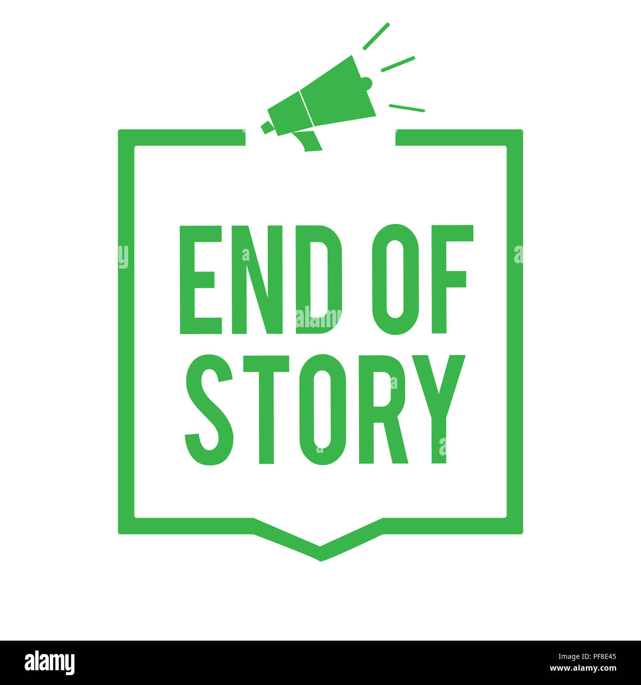 End of the plot Cut Out Stock Images & Pictures - Alamy