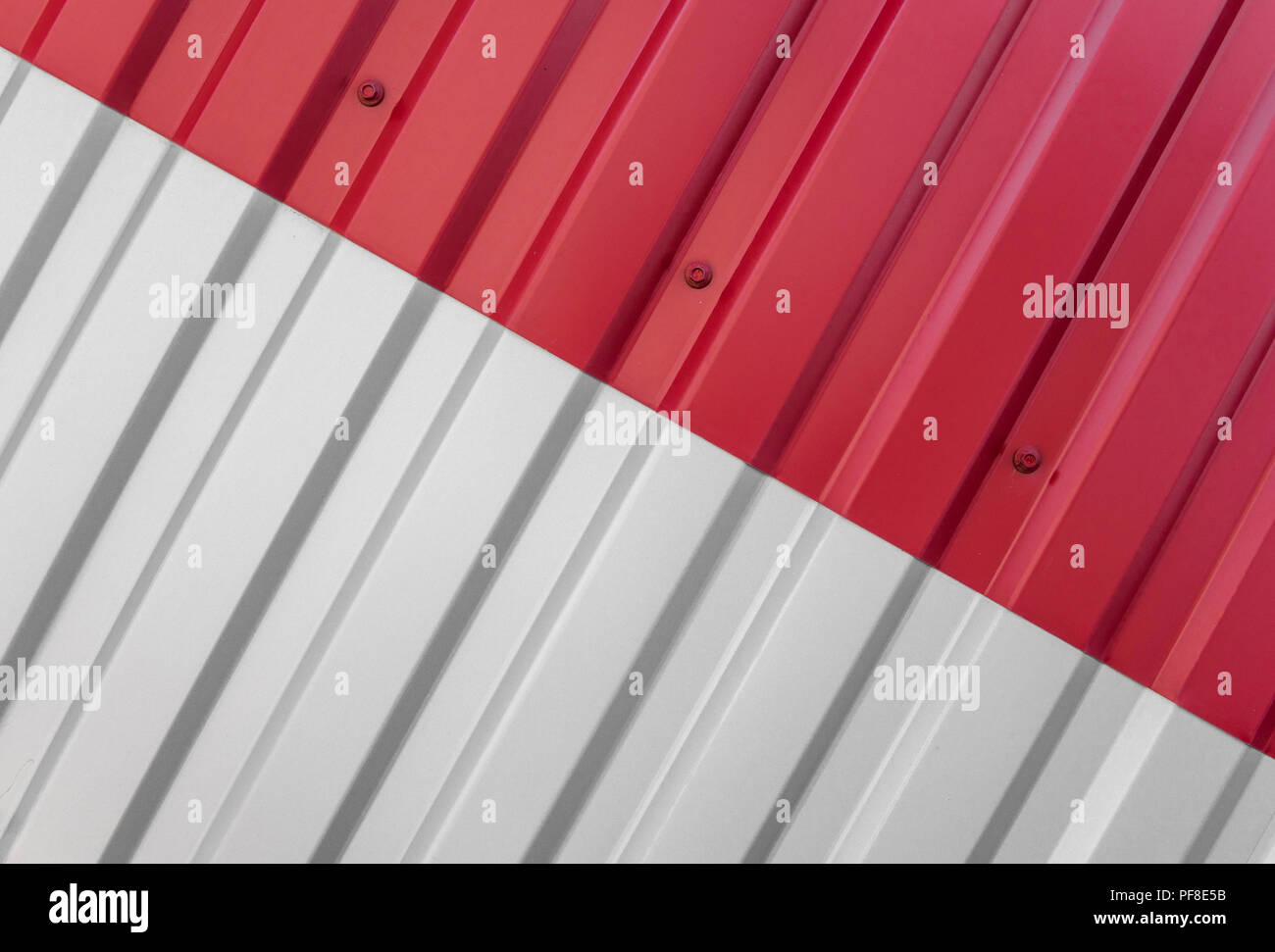 Metal white and red sheet for industrial building and construction ...