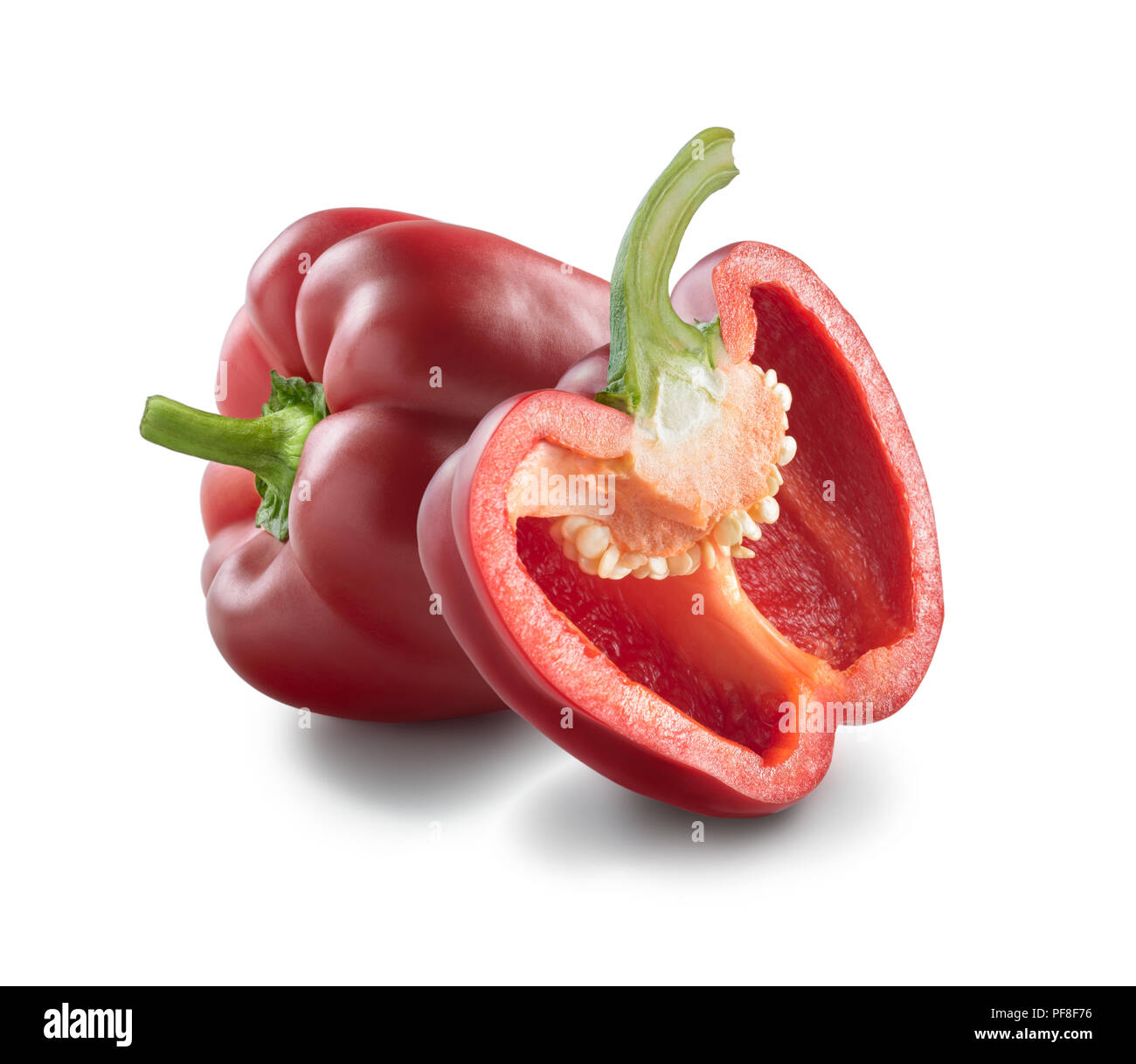 Bell pepper clipping path hi-res stock photography and images - Alamy