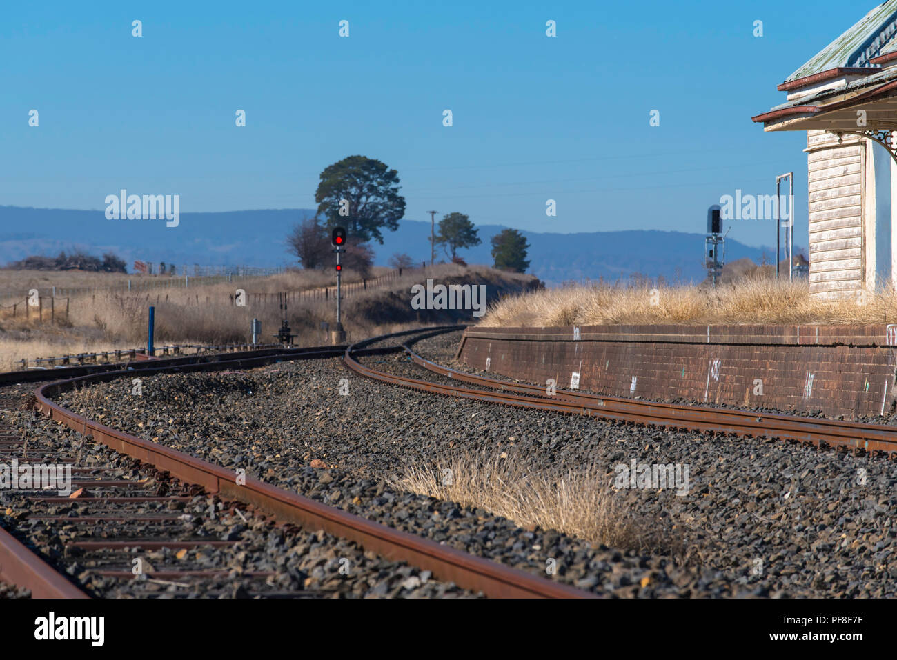 Now closed and boarded up, Raglan Railway Station is a non standard ...