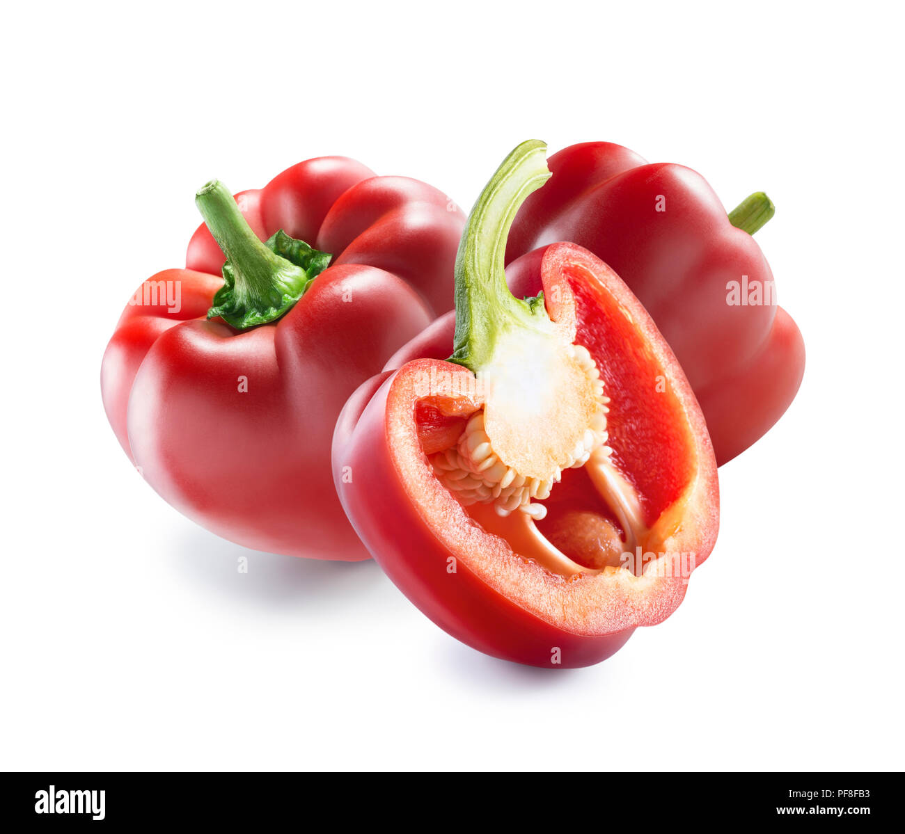 Bell pepper clipping path hi-res stock photography and images - Alamy
