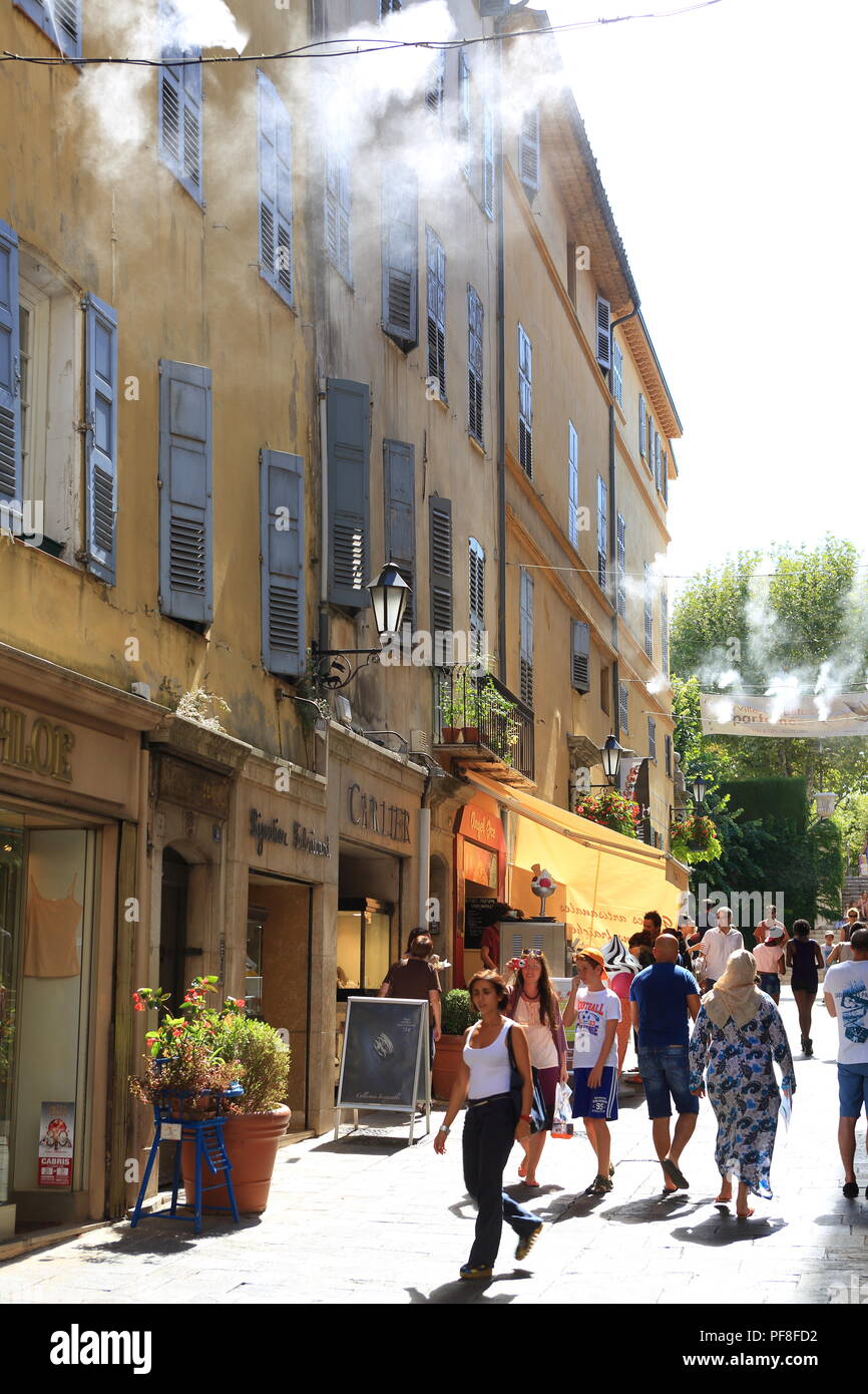 Grasse old city, Alpes Maritimes, French Riviera, France, Europe Stock ...