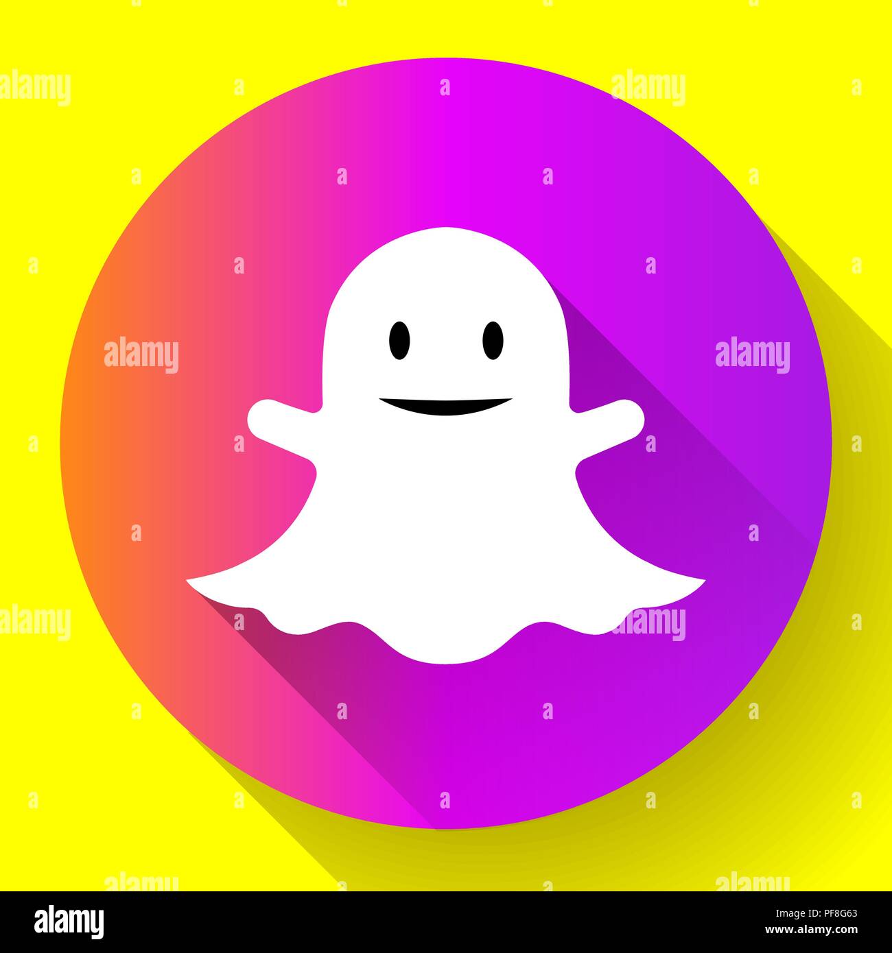 Ghost icon halloween simple vector illustration sign Stock Vector Image ...