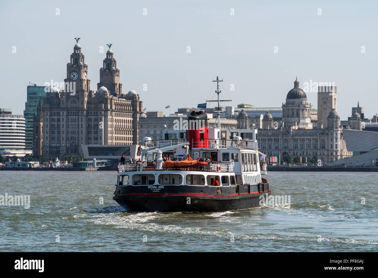 Mersey Ferry - the Royal Iris - crossing the River Mersey from ...