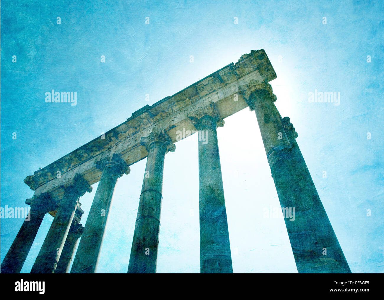 Painting Roman Temple High Resolution Stock Photography and Images - Alamy
