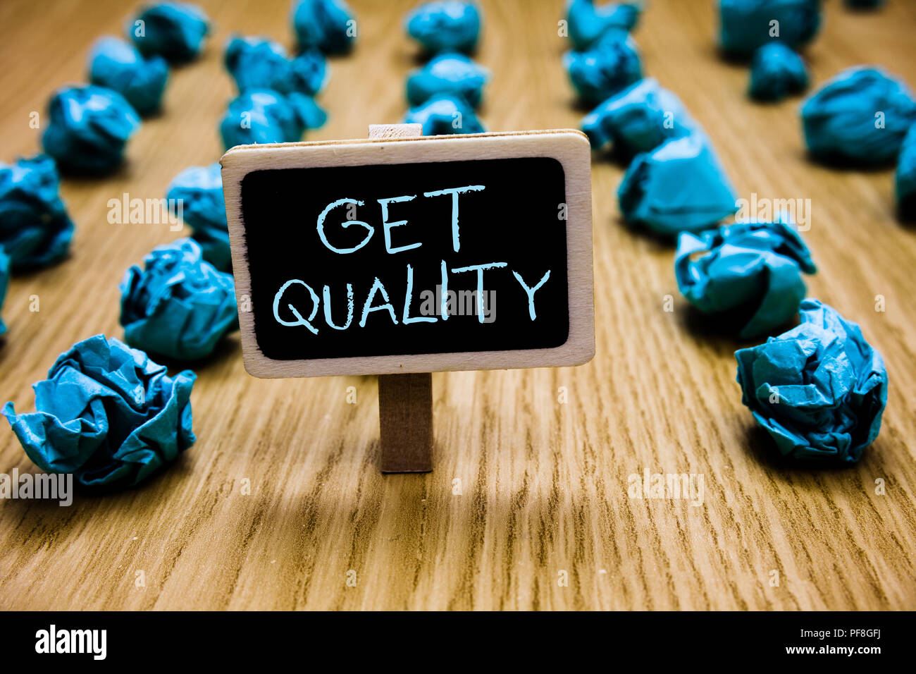 Word writing text Get Quality. Business concept for features and ...