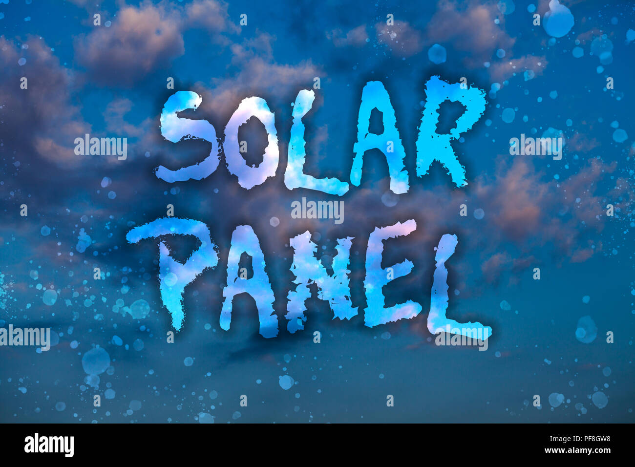 Word writing text Solar Panel. Business concept for designed to absorb suns rays source of ...
