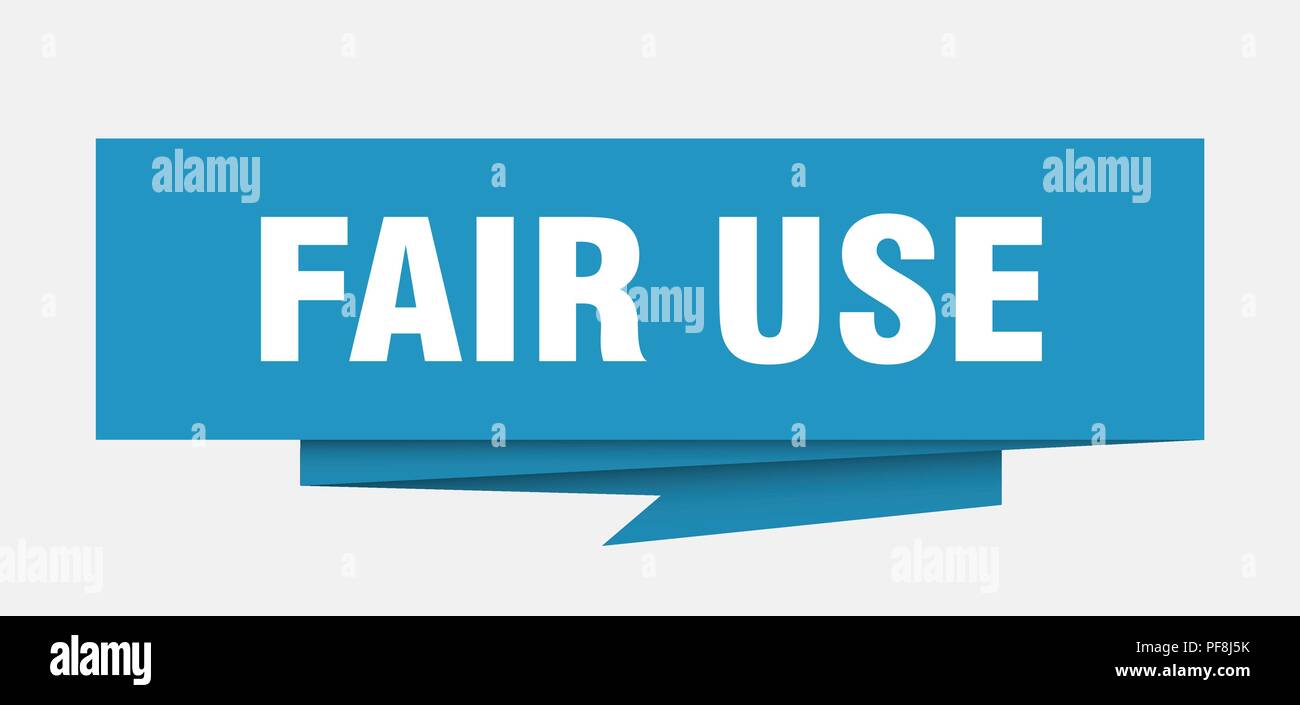 fair use sign. fair use paper origami speech bubble. fair use tag. fair ...