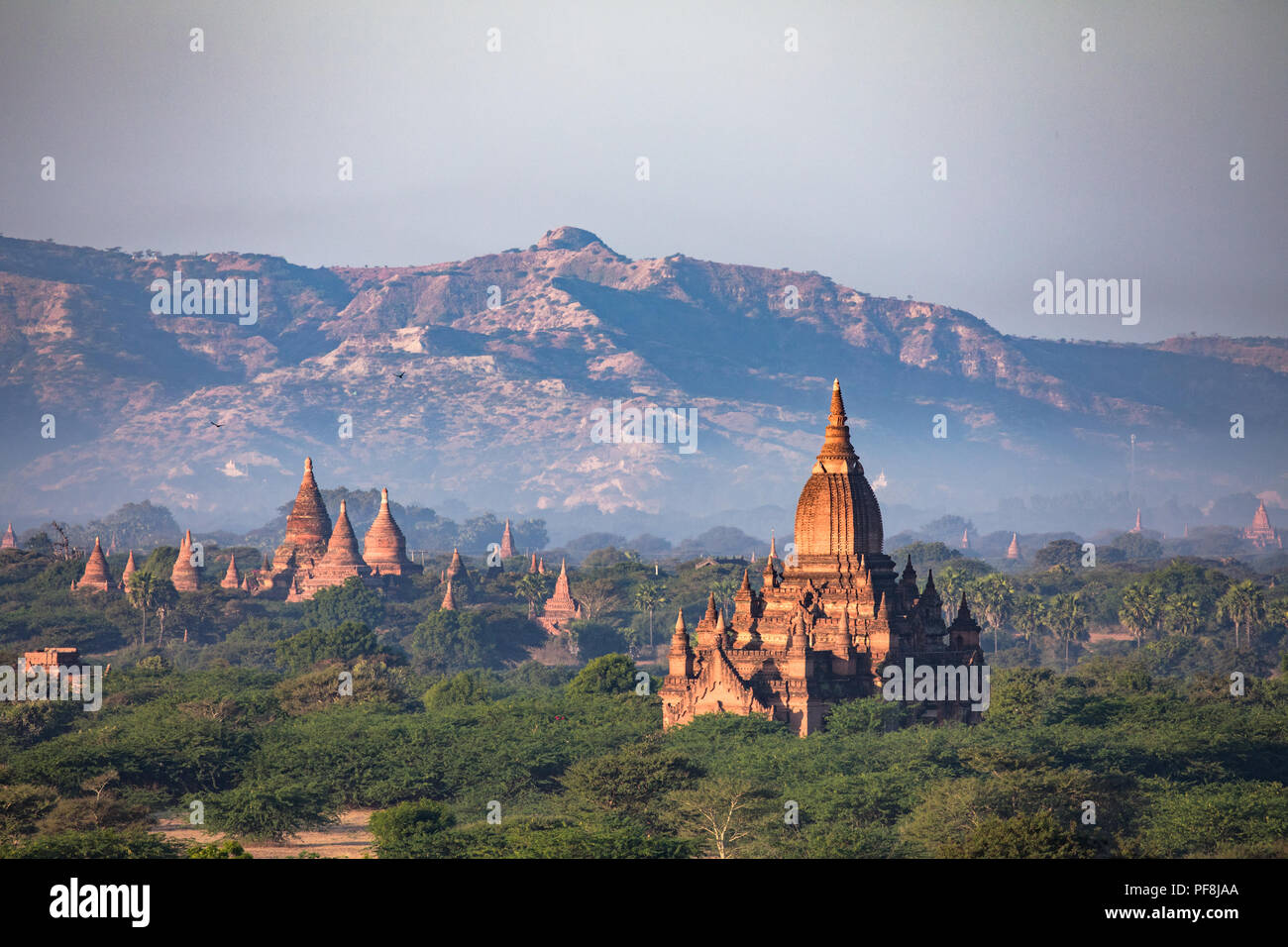 A temple surrounded by nature to pray to buddha from sunrise to sunset ...