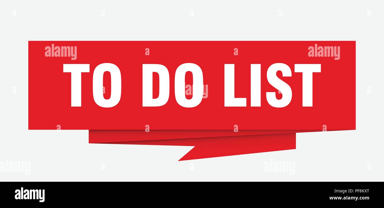 to do list sign. to do list paper origami speech bubble. to do list tag ...