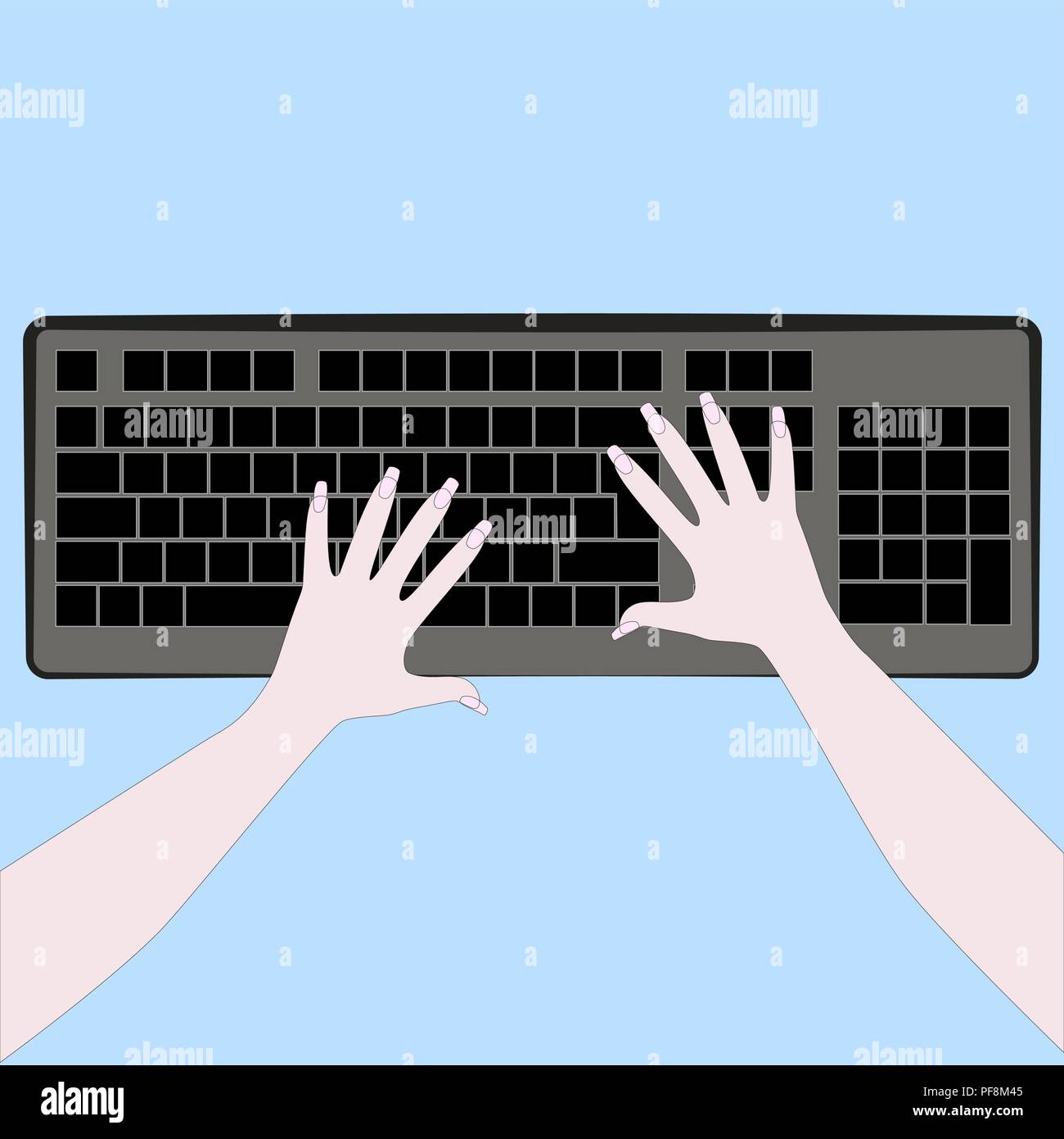 Keystroke background Stock Vector Images - Alamy