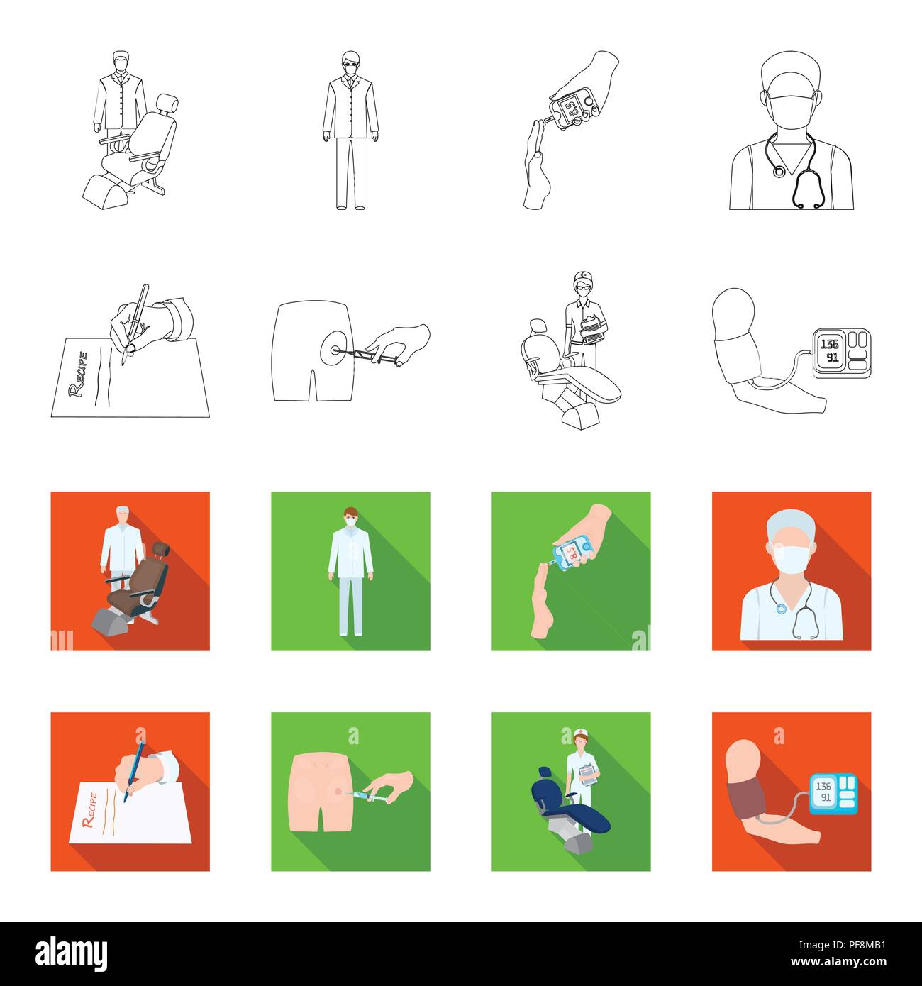 Intramuscular injection, prescription, Dentist, blood pressure ...