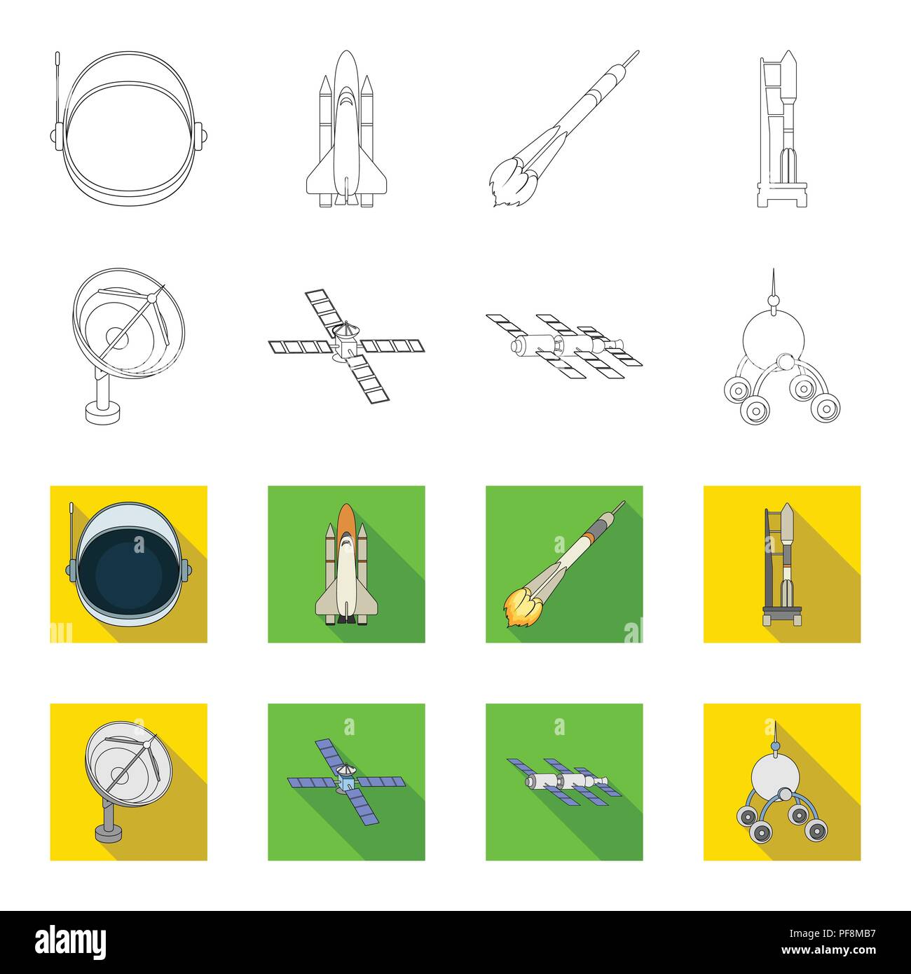 Shuttle docking Stock Vector Images - Alamy