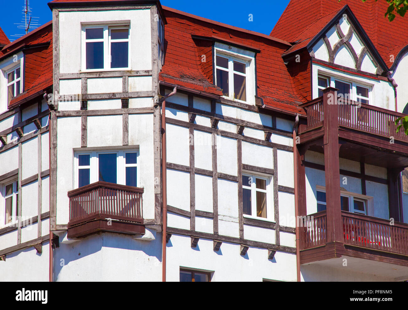 Half timbered style house hi-res stock photography and images - Alamy