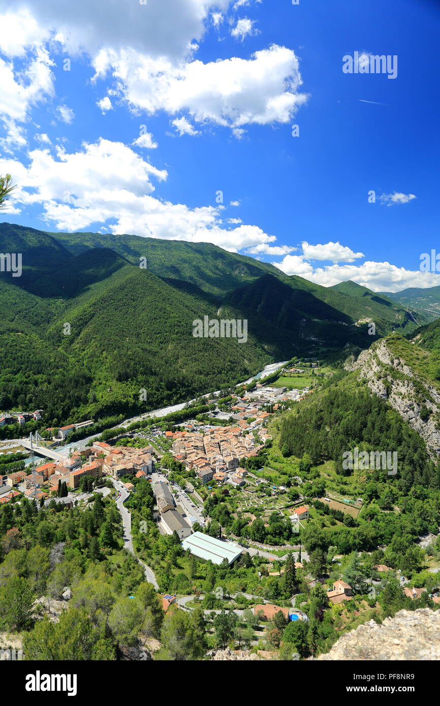 Puget Theniers, Var valley, Alpes Maritimes, 06, PACA, France Stock ...