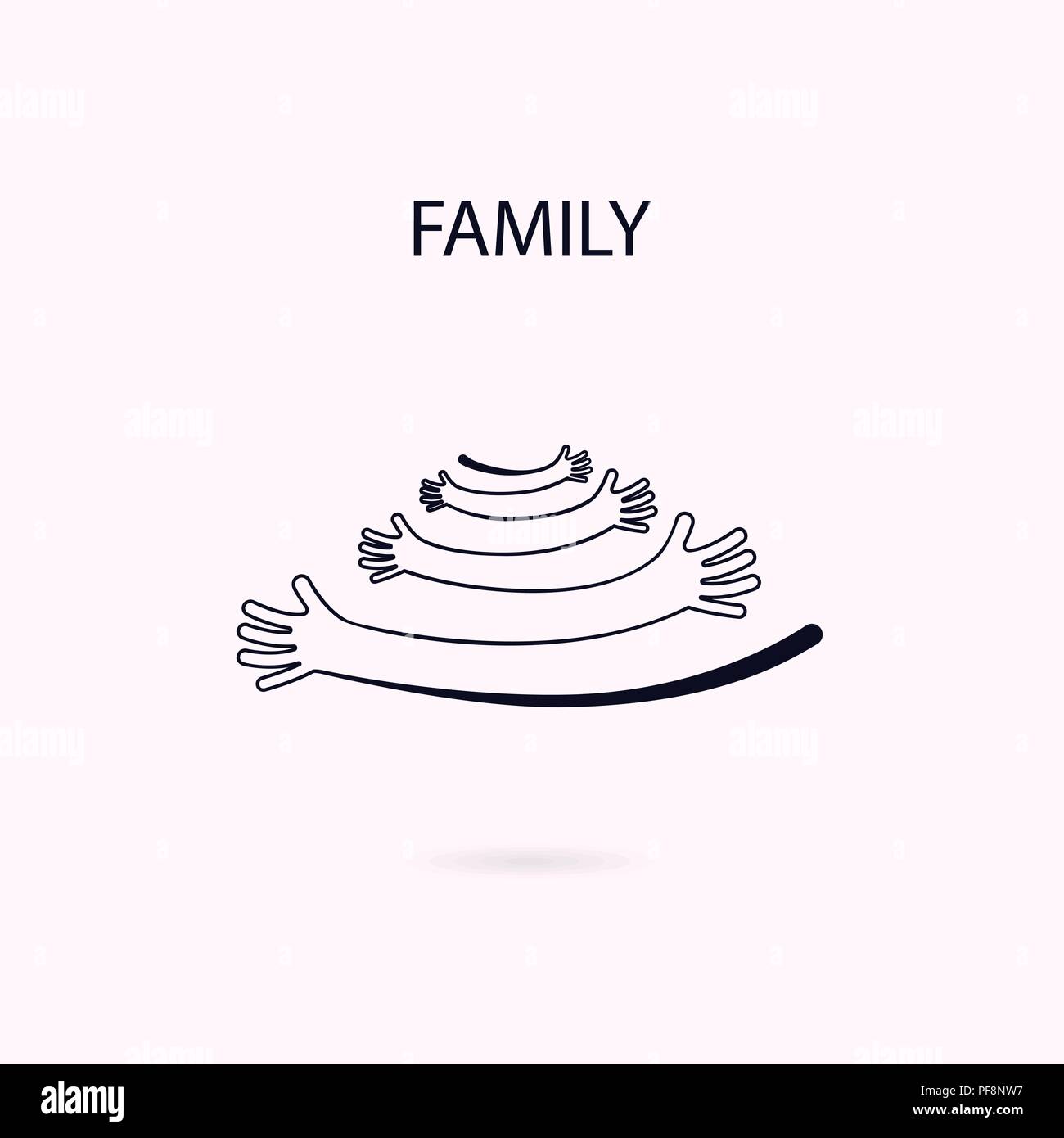 Embrace emotion Stock Vector Images - Alamy
