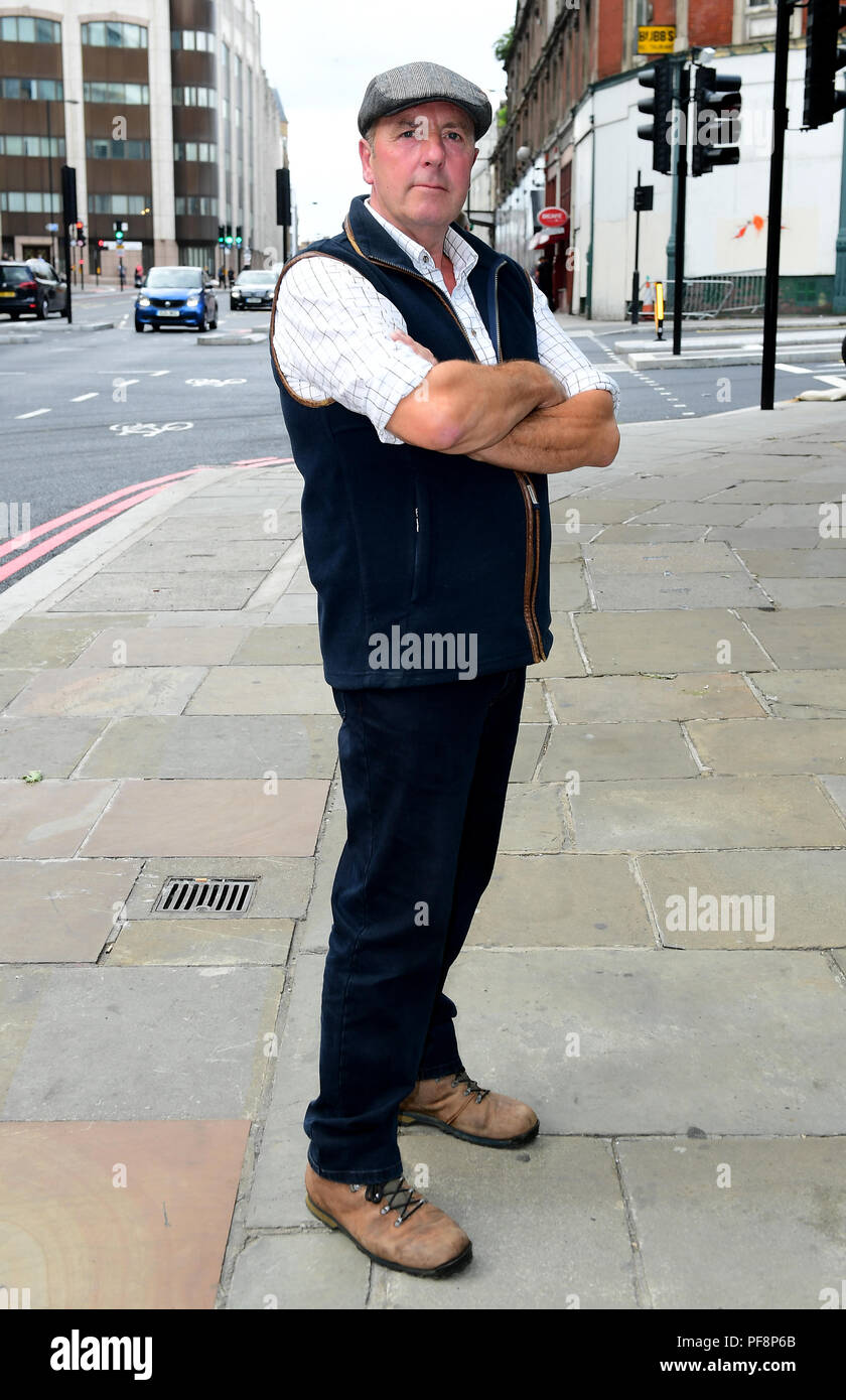 Chris Jeffery attending the Celebs On The Farm photocall in London ...