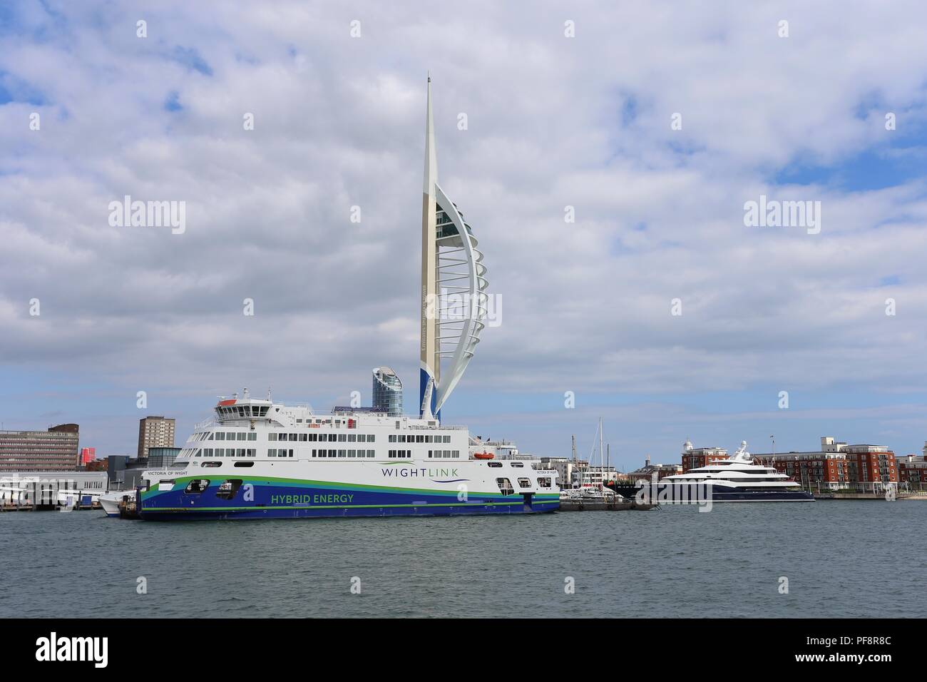 Wightlink hybrid car ferry hi-res stock photography and images - Alamy