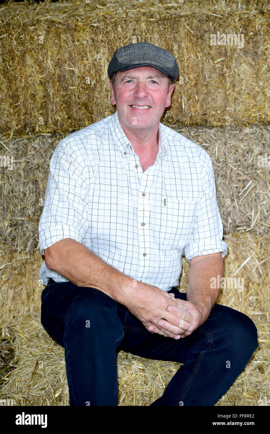 Farmer Chris Jeffery attending the Celebs On The Farm photocall in ...