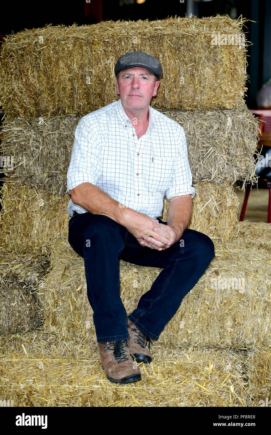 Farmer chris jeffery attending celebs on farm photocall hi-res stock ...