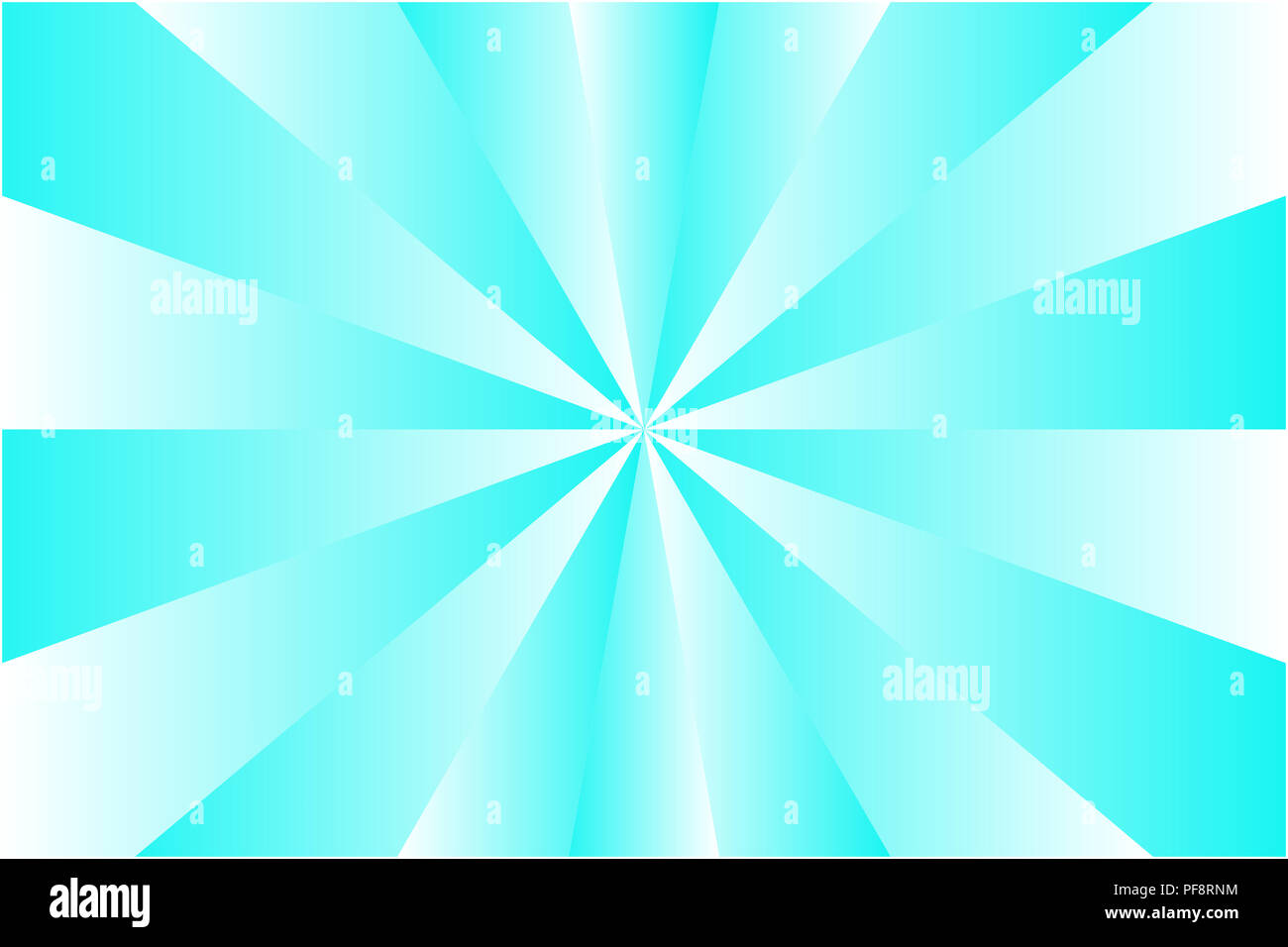 Abstract sunburst pattern, soft blue and white ray colors. Geometric ...