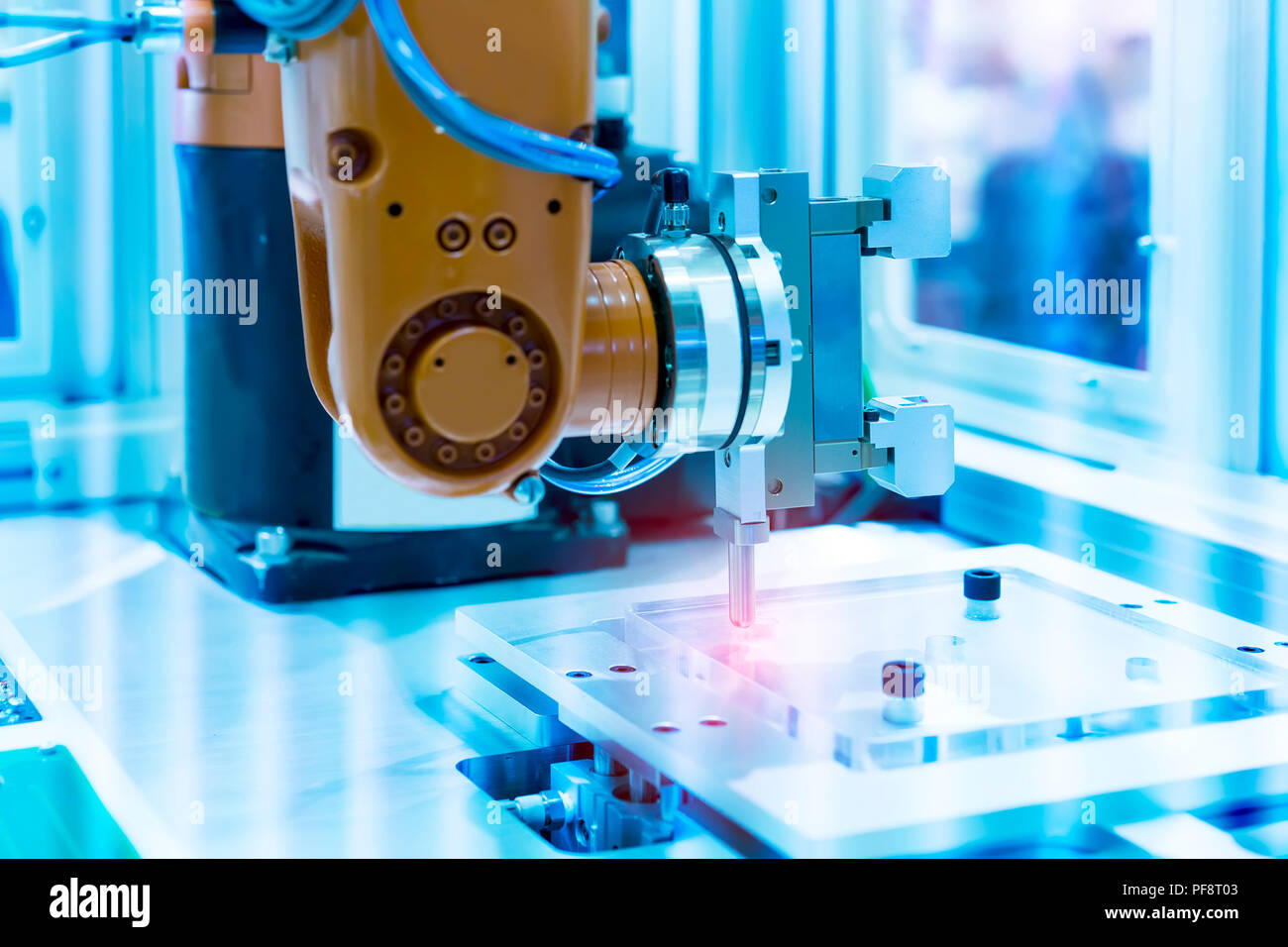 Robotic And Automation System Control Application On Automate Factory