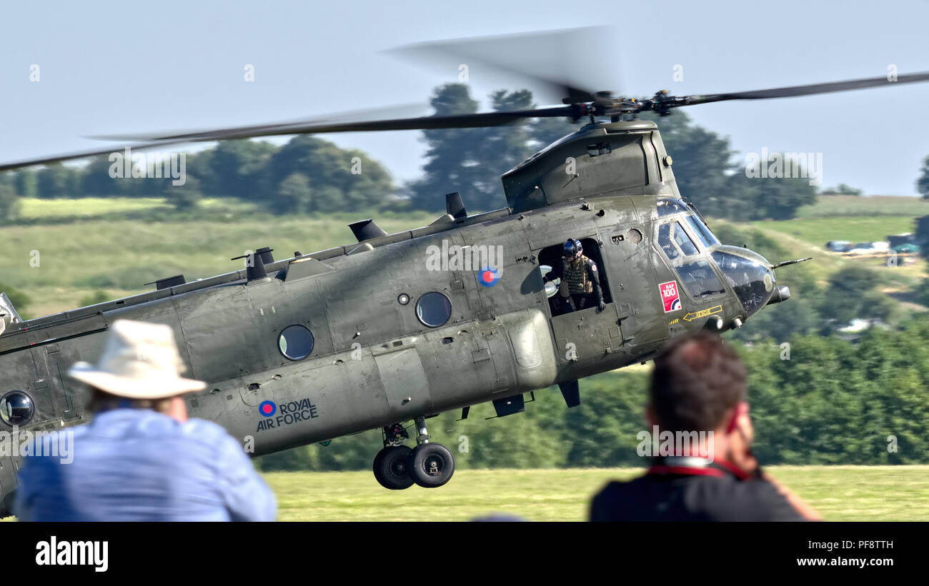 RAF 100 Chinook Display Stock Photo - Alamy
