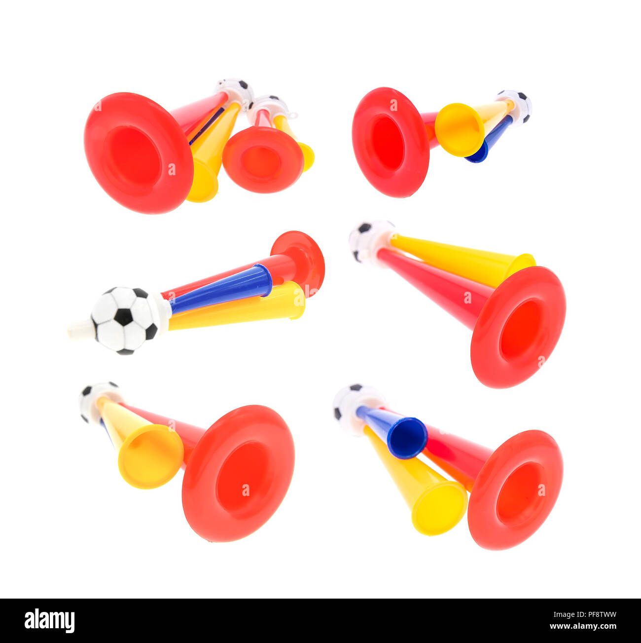 Soccer fans cheering Cut Out Stock Images & Pictures - Alamy