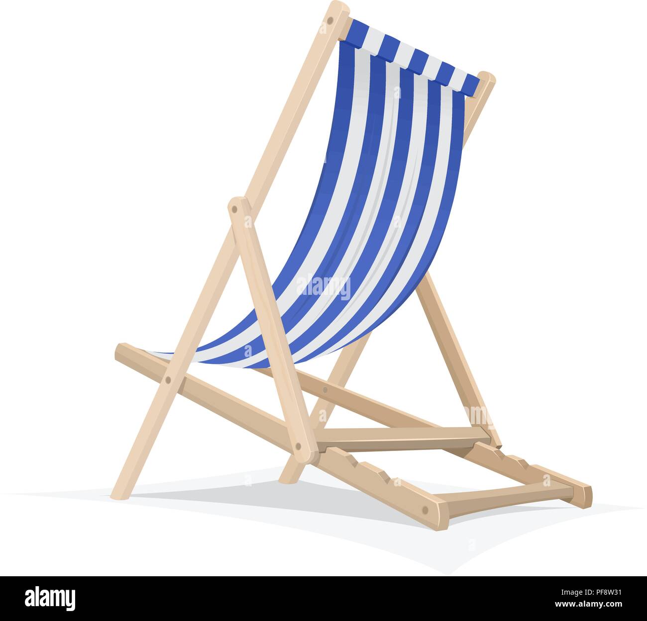 vector beach chair Stock Vector Image & Art - Alamy