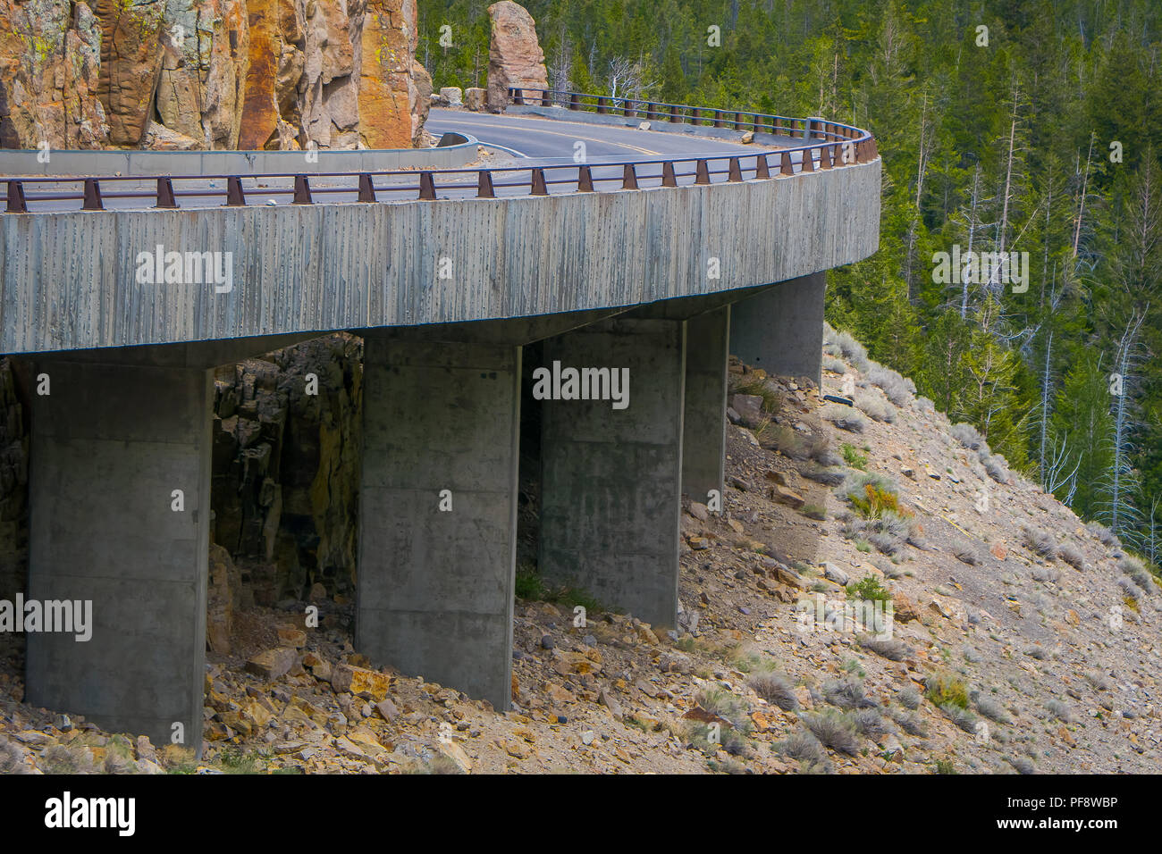 Yellowstone's Grand Loop Road passes through the Golden Gate Bridge ...