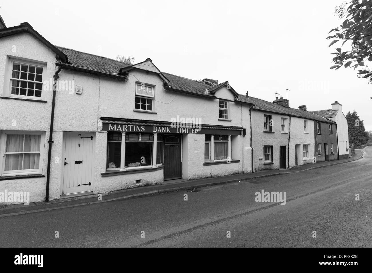 Martins Bank Limited branch closed years ago but still the sign is ...
