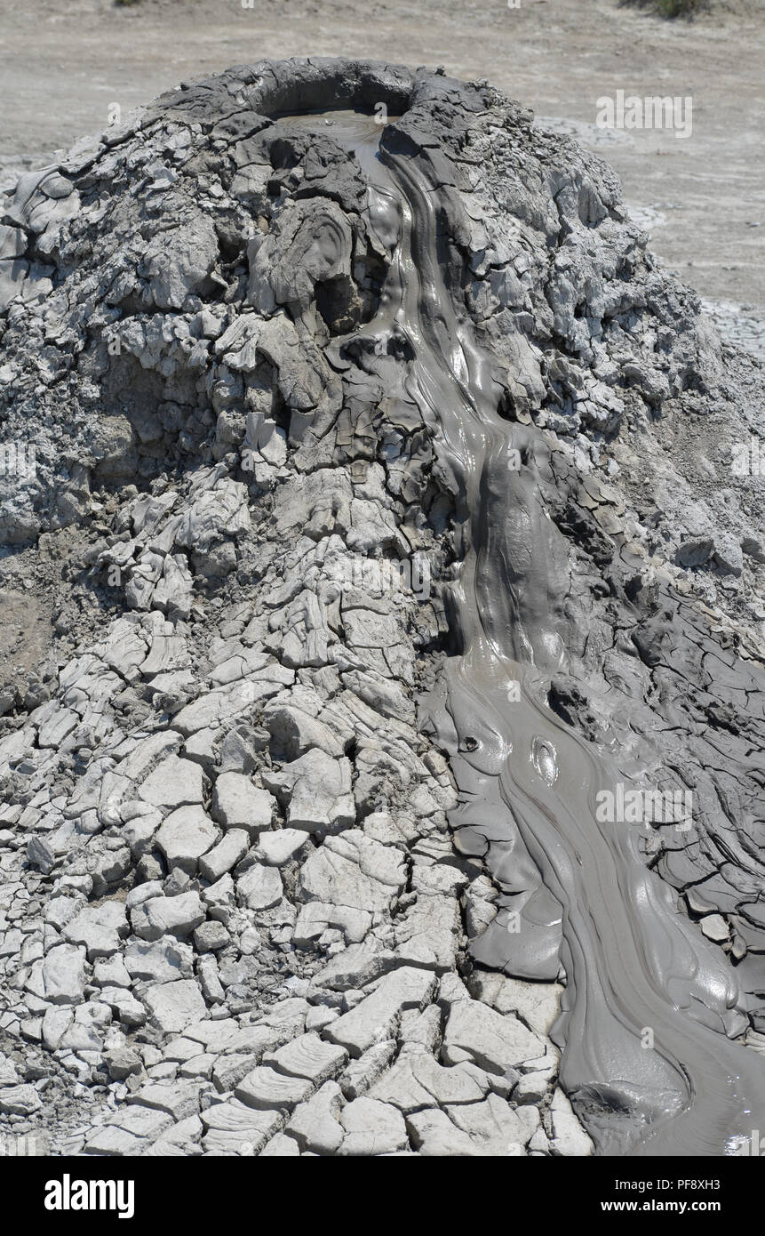 cold mud volcanoes in Gobustan (Qobustan), Azerbaijan Stock Photo - Alamy