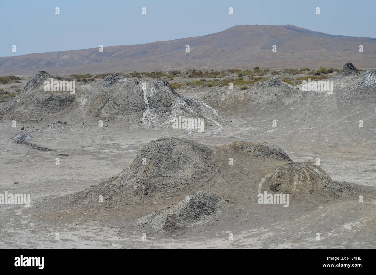 cold mud volcanoes in Gobustan (Qobustan), Azerbaijan Stock Photo - Alamy