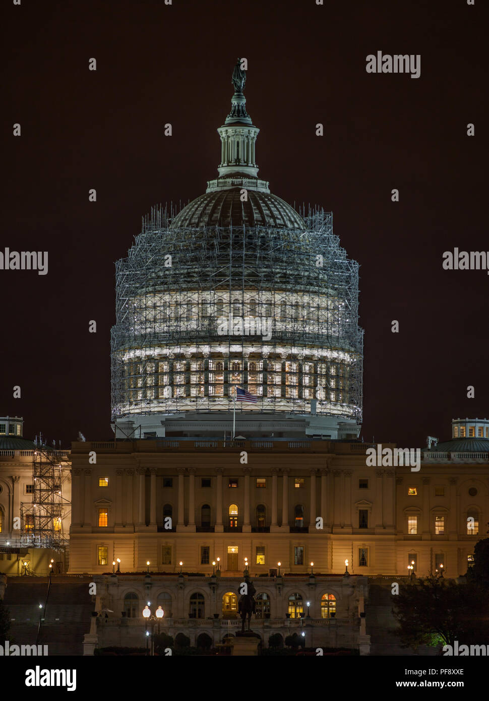 US Capitol Building Under repair Stock Photo - Alamy