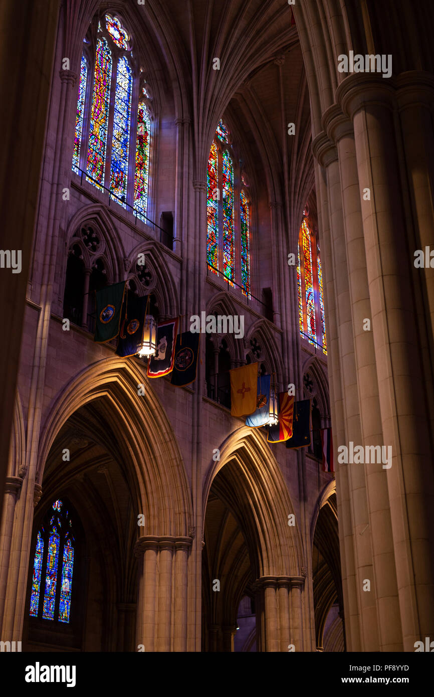 Washington national cathedral glass hi-res stock photography and images ...