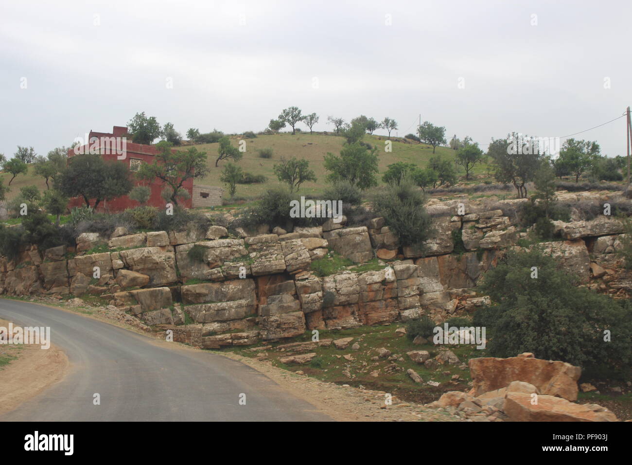 Outside Azilal Village Stock Photo - Alamy