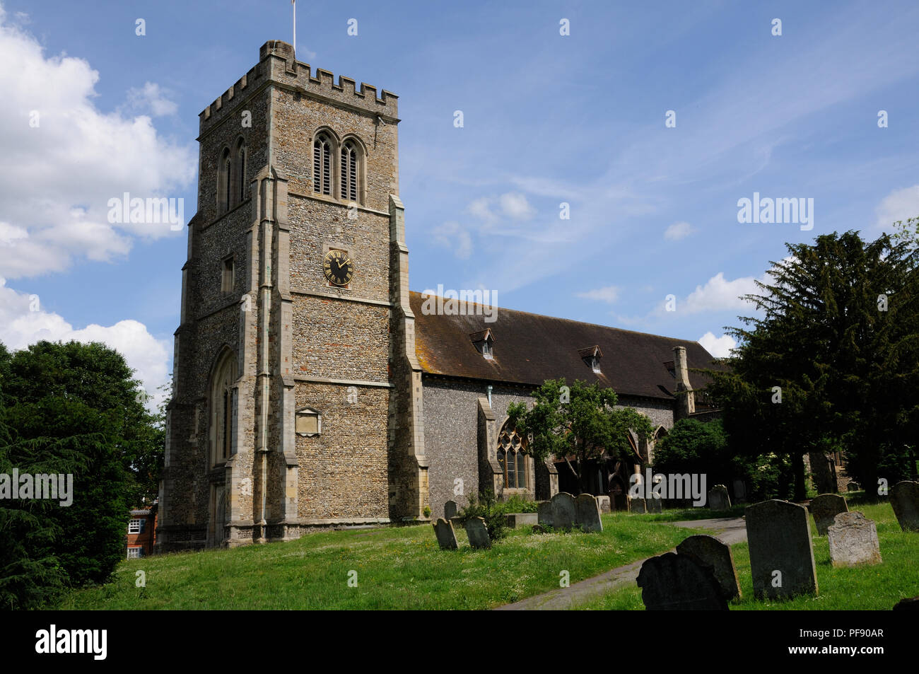 The Church Sign of St Etheldreda’s Church, Hatfield, Hertfordshire ...