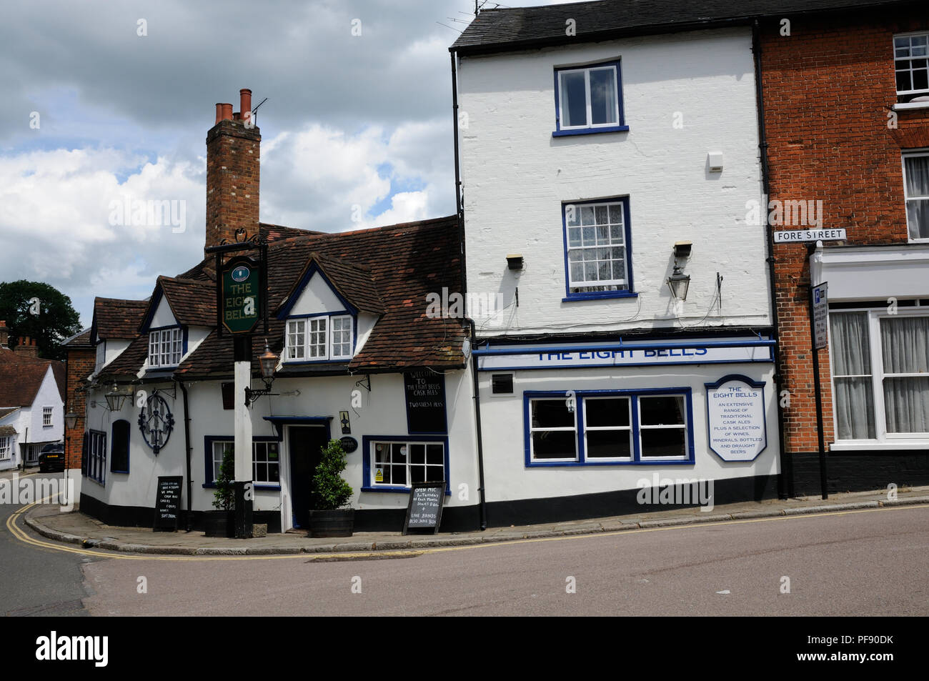 The Eight Bells Inn, Hatfield, Hertfordshire, dates to the early 17th ...