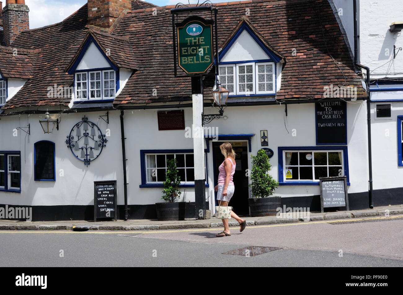 The Eight Bells Inn, Hatfield, Hertfordshire, dates to the early 17th ...