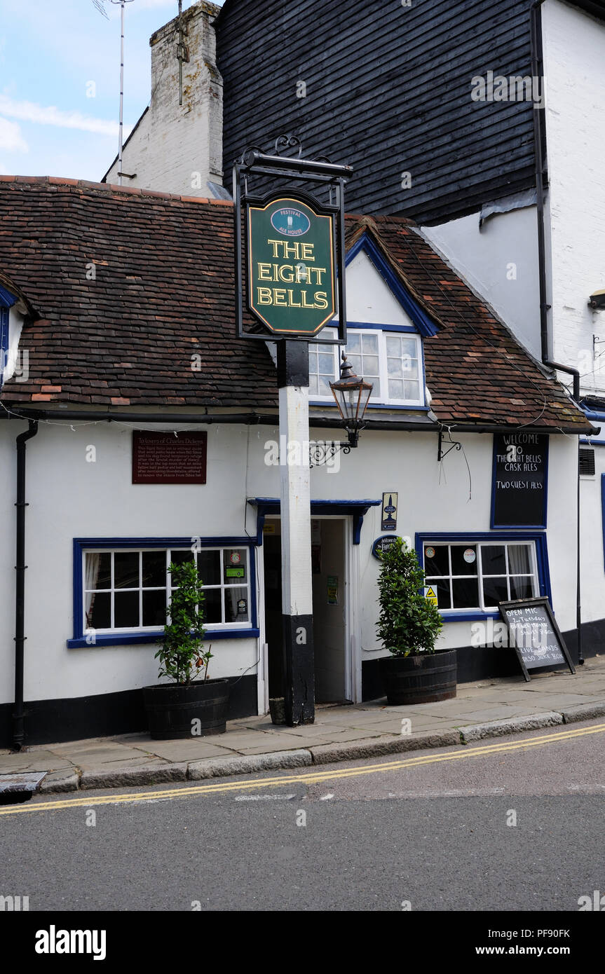 The Eight Bells Inn, Hatfield, Hertfordshire, dates to the early 17th ...