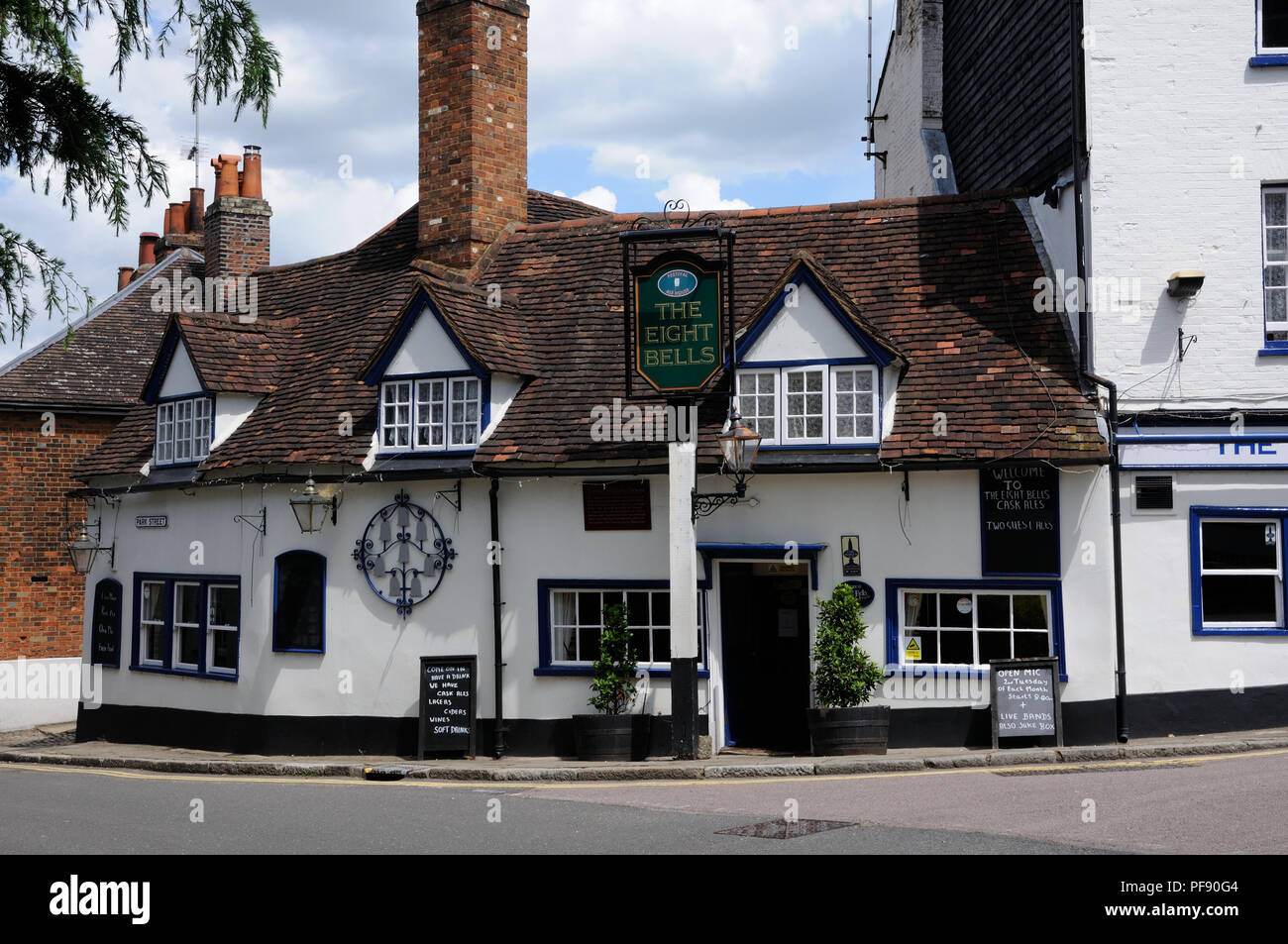 The Eight Bells Inn, Hatfield, Hertfordshire, dates to the early 17th ...