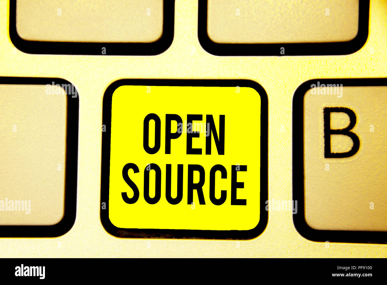 Handwriting text Open Source. Concept meaning denoting software which ... Handwriting text Open Source. Concept meaning denoting software which ...