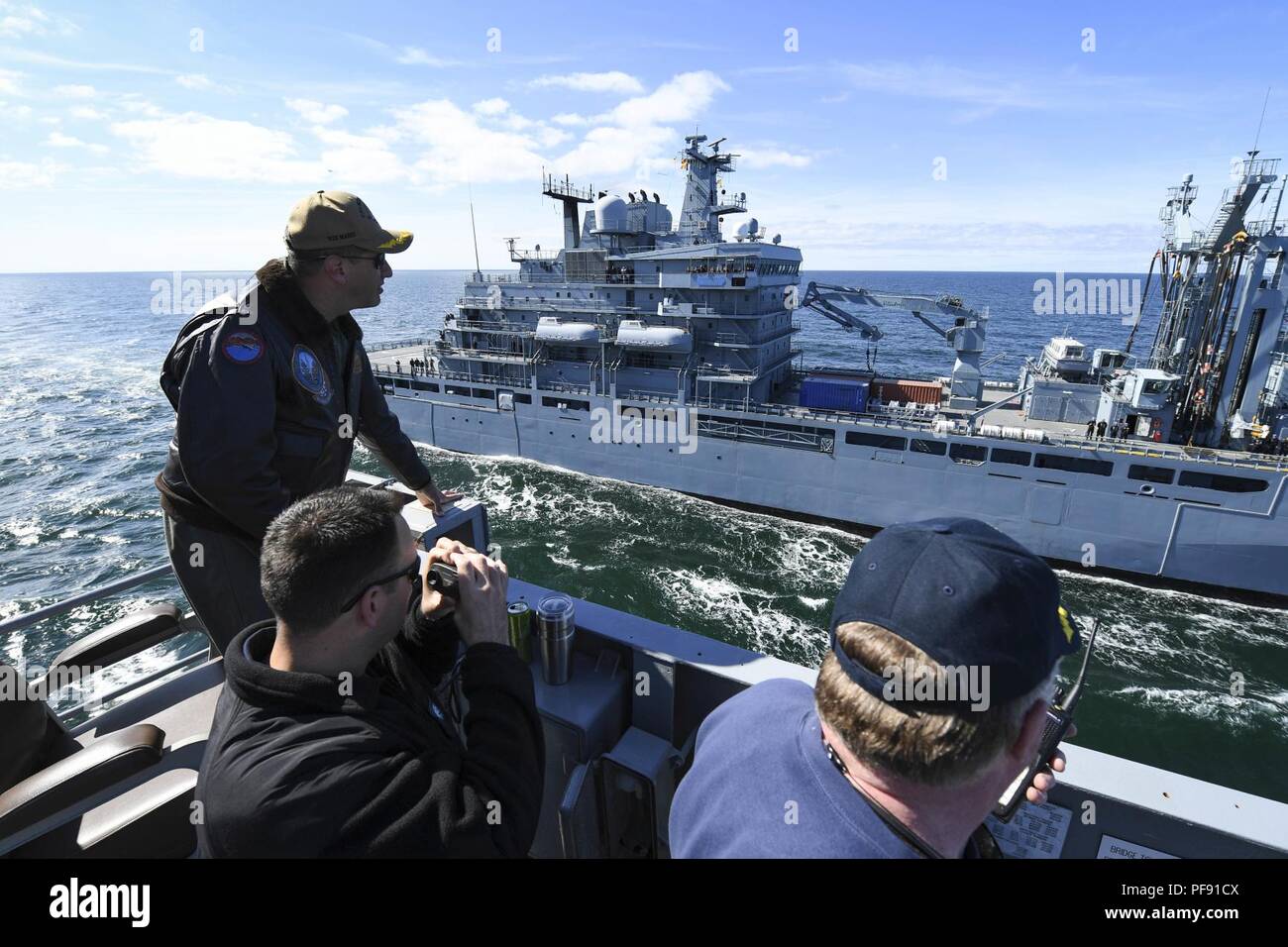 BALTIC SEA (June 5, 2018) The Blue Ridge-class command and control ship ...