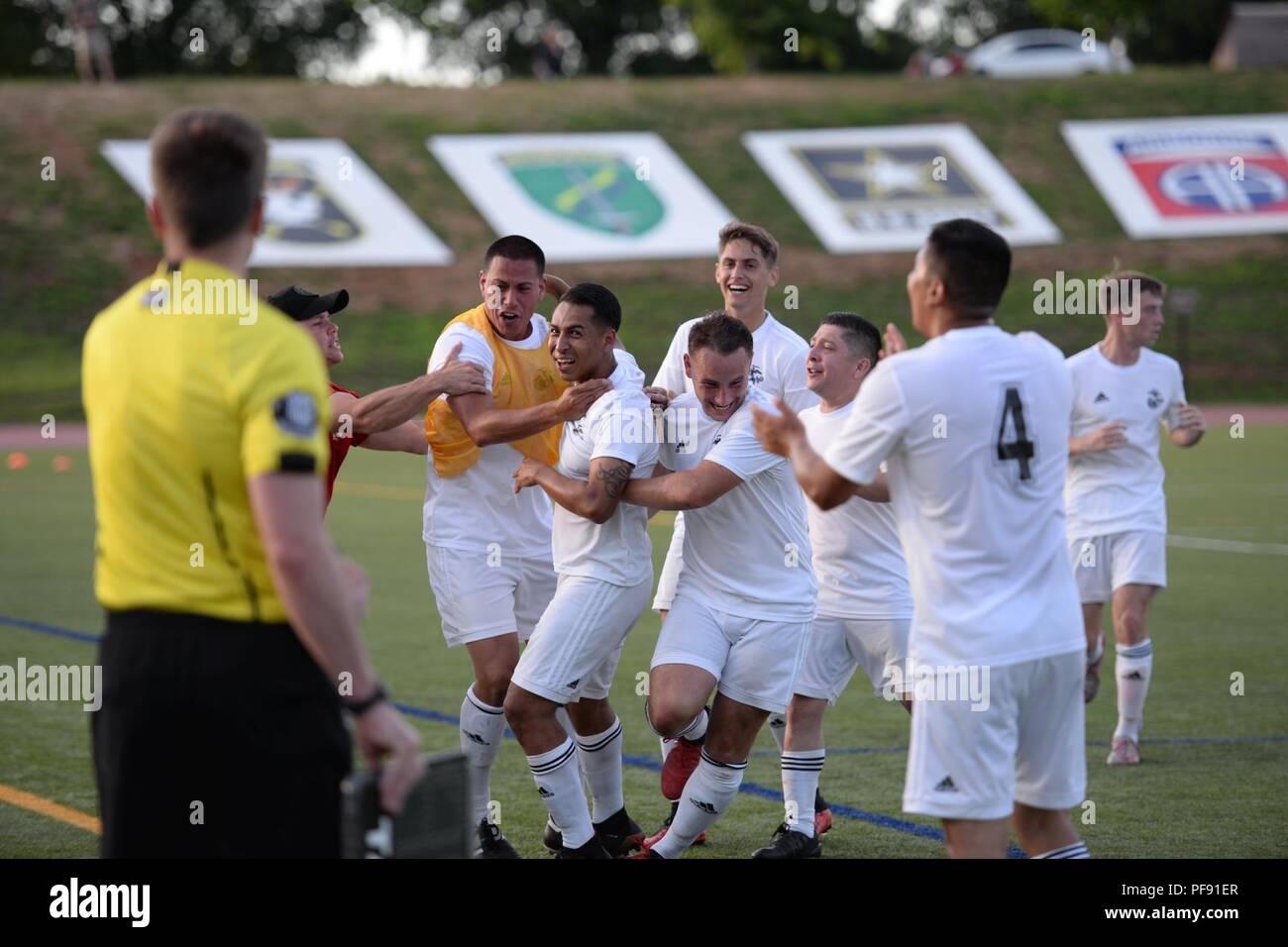FORT BRAGG, N.C. (June 5, 2018) Members of the Marine Corps Men's ...