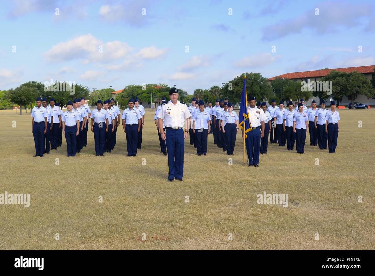 The men and women of the 502nd Force Support Group led by Col. David ...