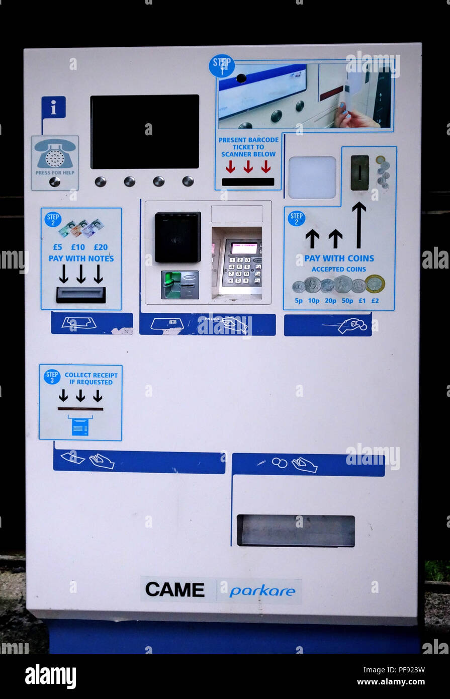 Car Parking Pay Point High Resolution Stock Photography and Images - Alamy