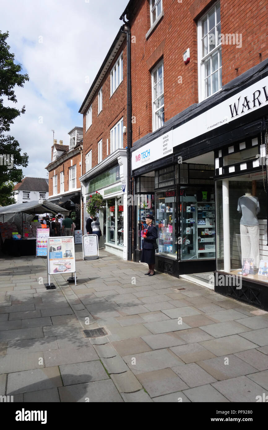 Warwick town centre hi-res stock photography and images - Alamy