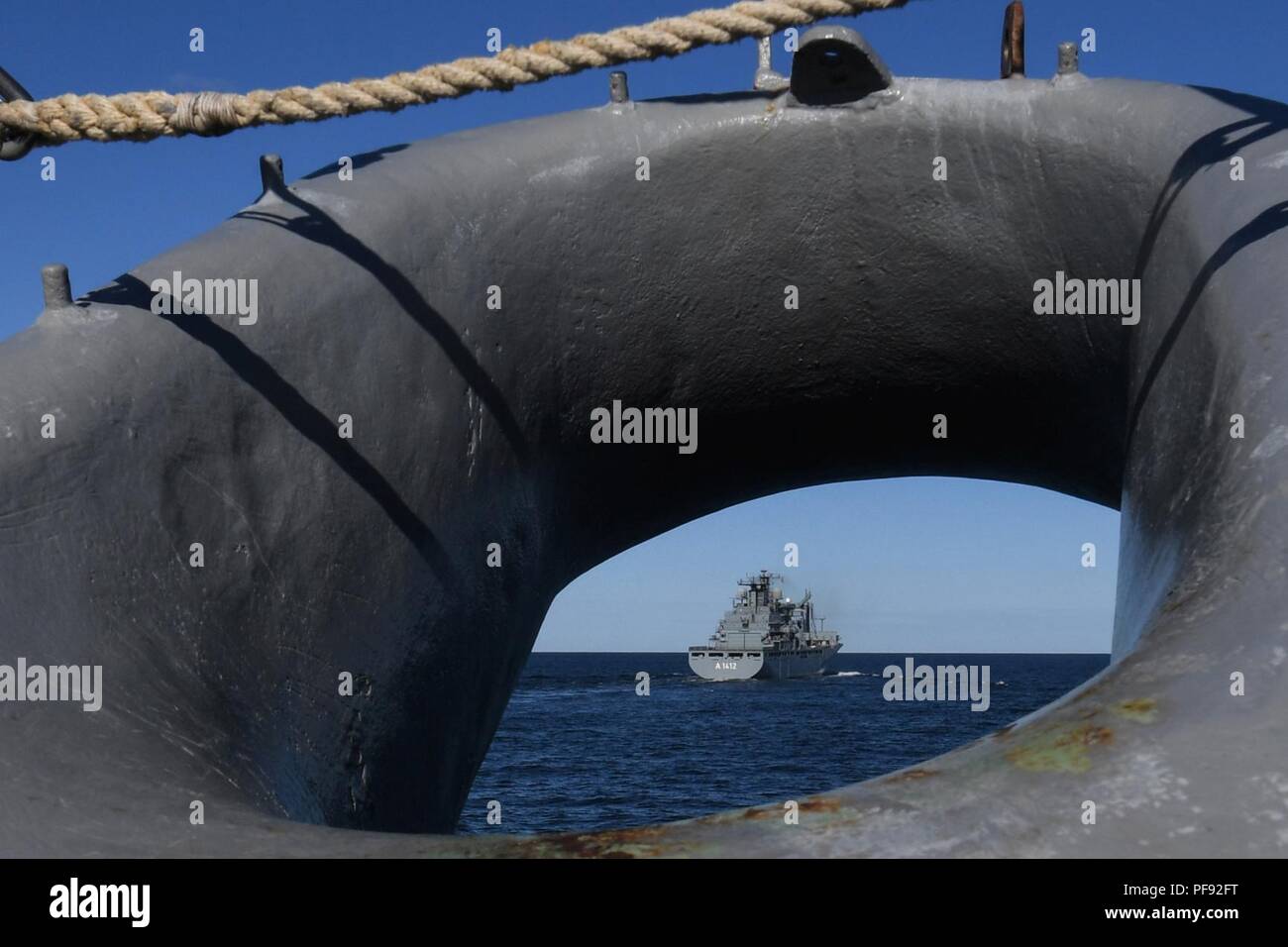 SEA (June 6, 2018) The Arleigh Burke-class guided-missile destroyer USS ...