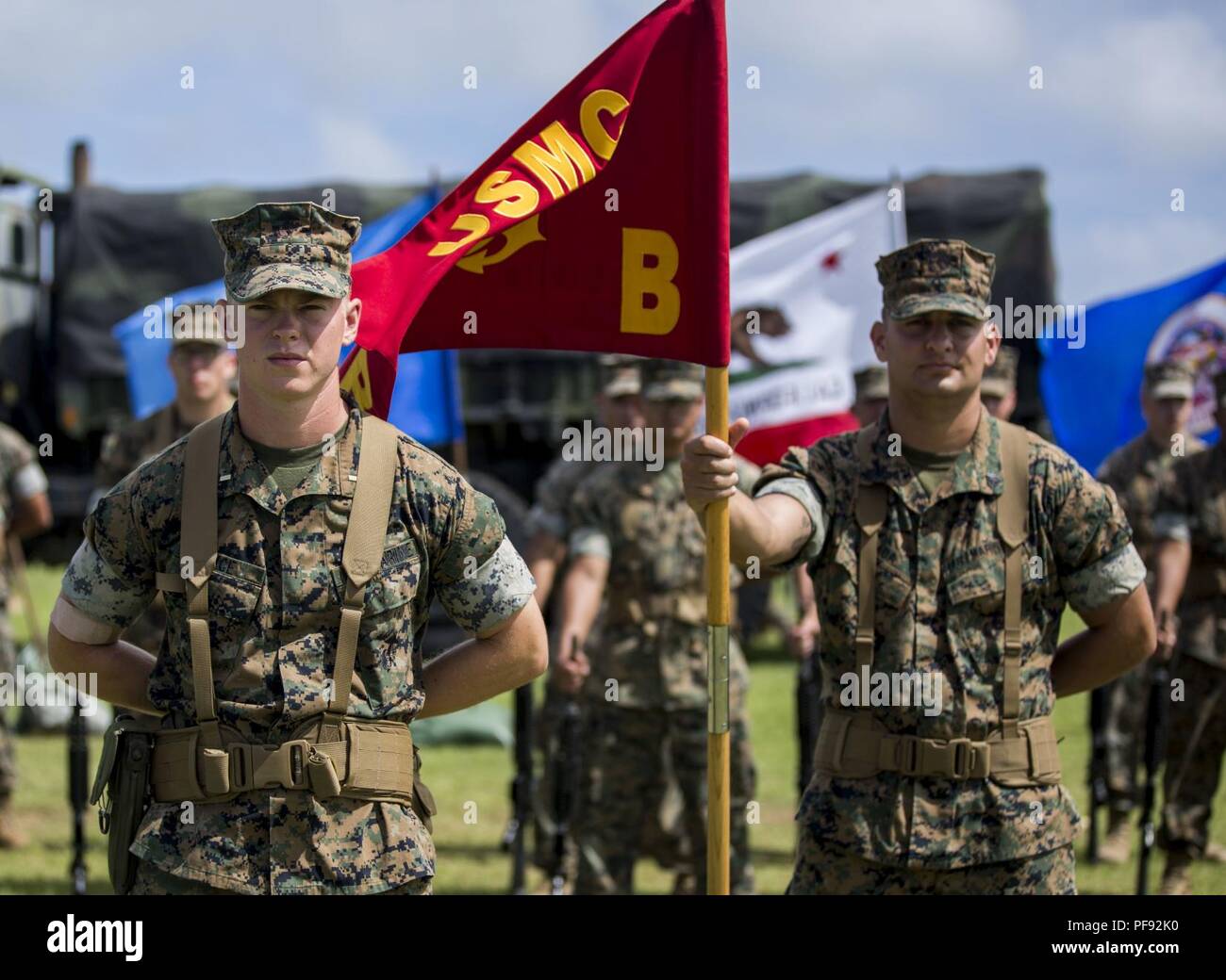 CAMP HANSEN, OKINAWA, Japan – Marines from Bravo Company, 7th ...